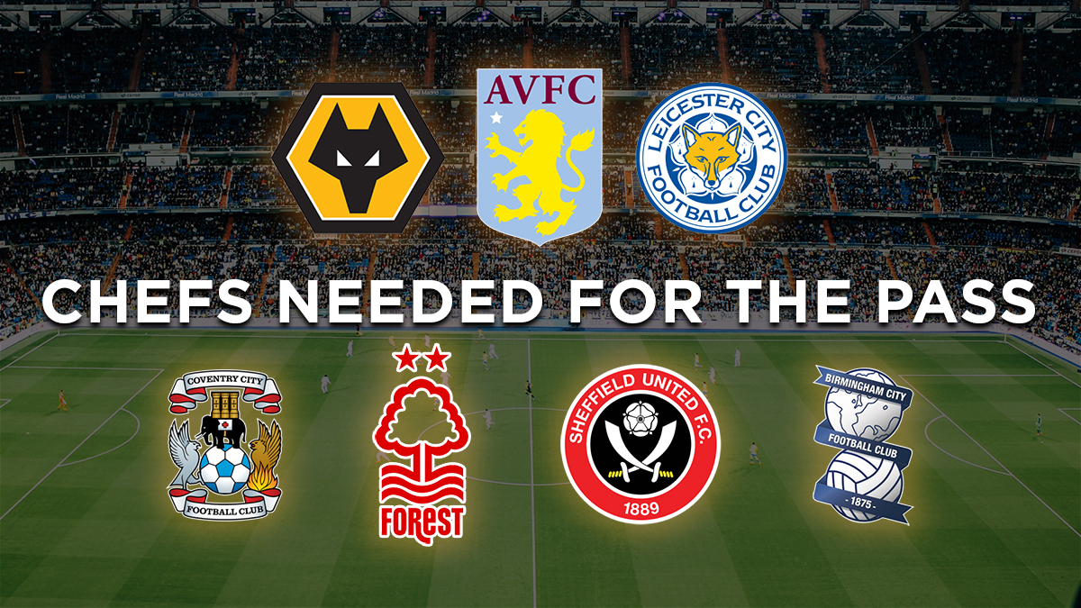 Premier League VIP Chefs Needed ♨ Jubilee Talent